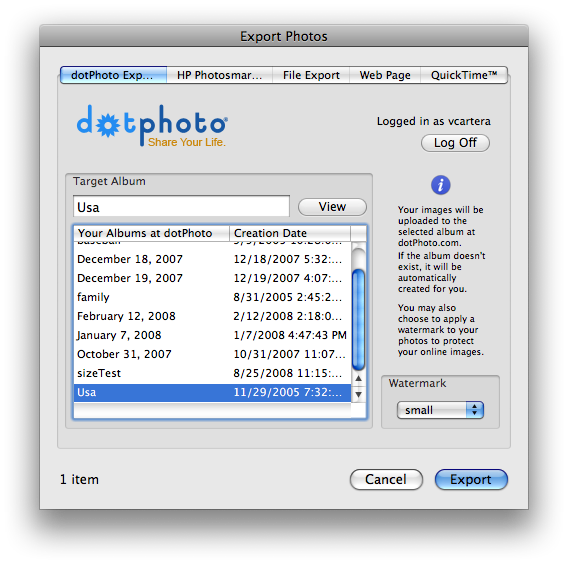 dotPhoto iPhoto Plugin